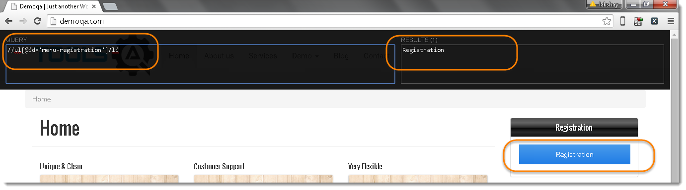 XPath Helper Plugin for Chrome Browser